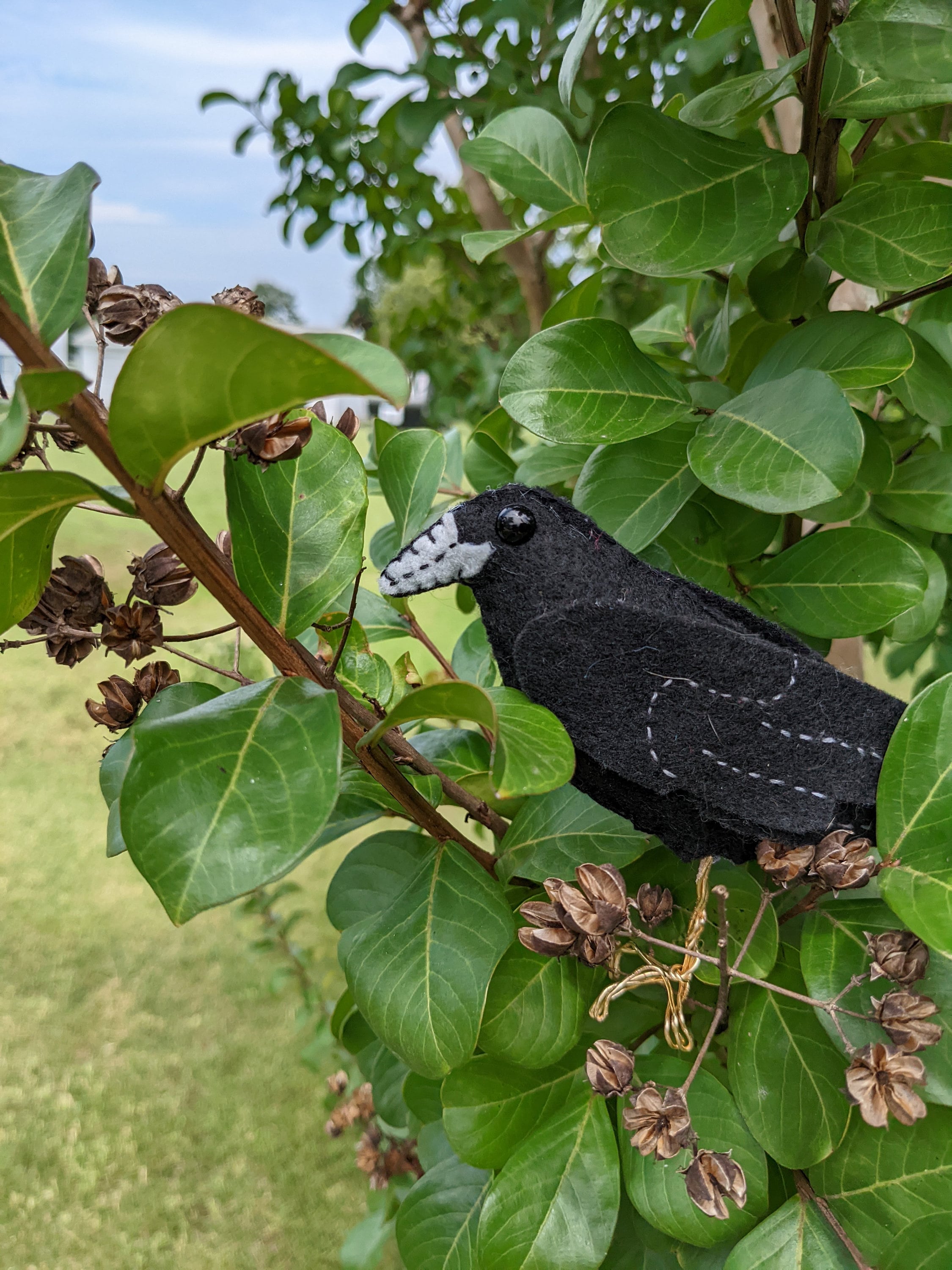 Felt Raven, Raven Ornament, Raven Stuffed Animal - Etsy