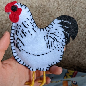 Felt Rooster, Felt Chicken, Felt Hen, Chicken Stuffed Animal - Etsy