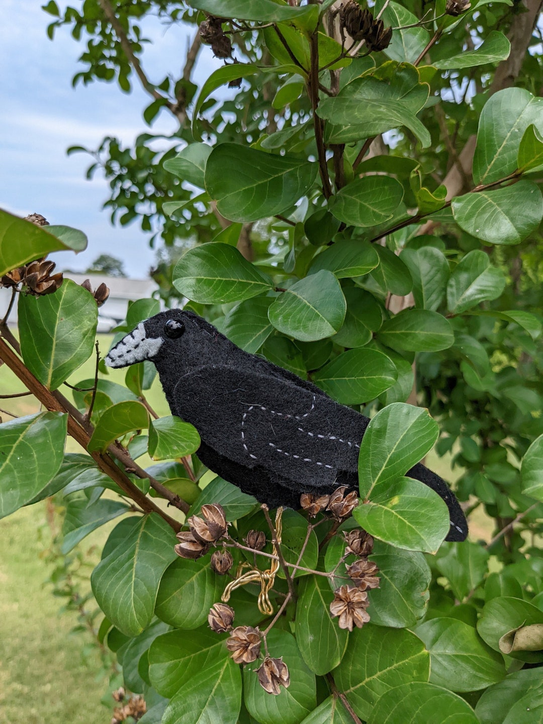 Felt Raven, Raven Ornament, Raven Stuffed Animal - Etsy