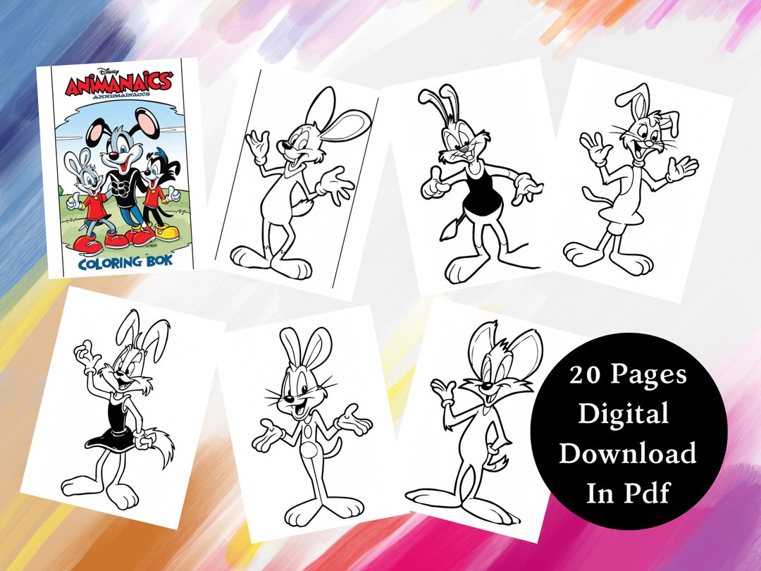 Animaniacs Coloring Book - Etsy