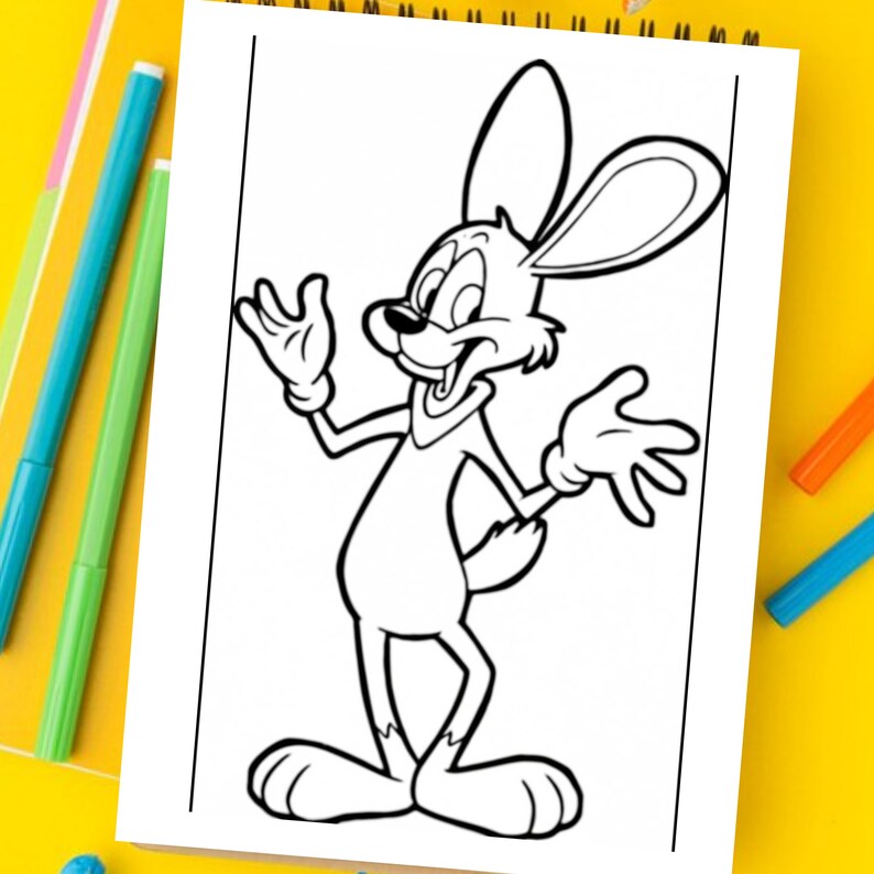 Animaniacs Coloring Book Printable Kids Activity With Yakko, Wakko, Dot ...