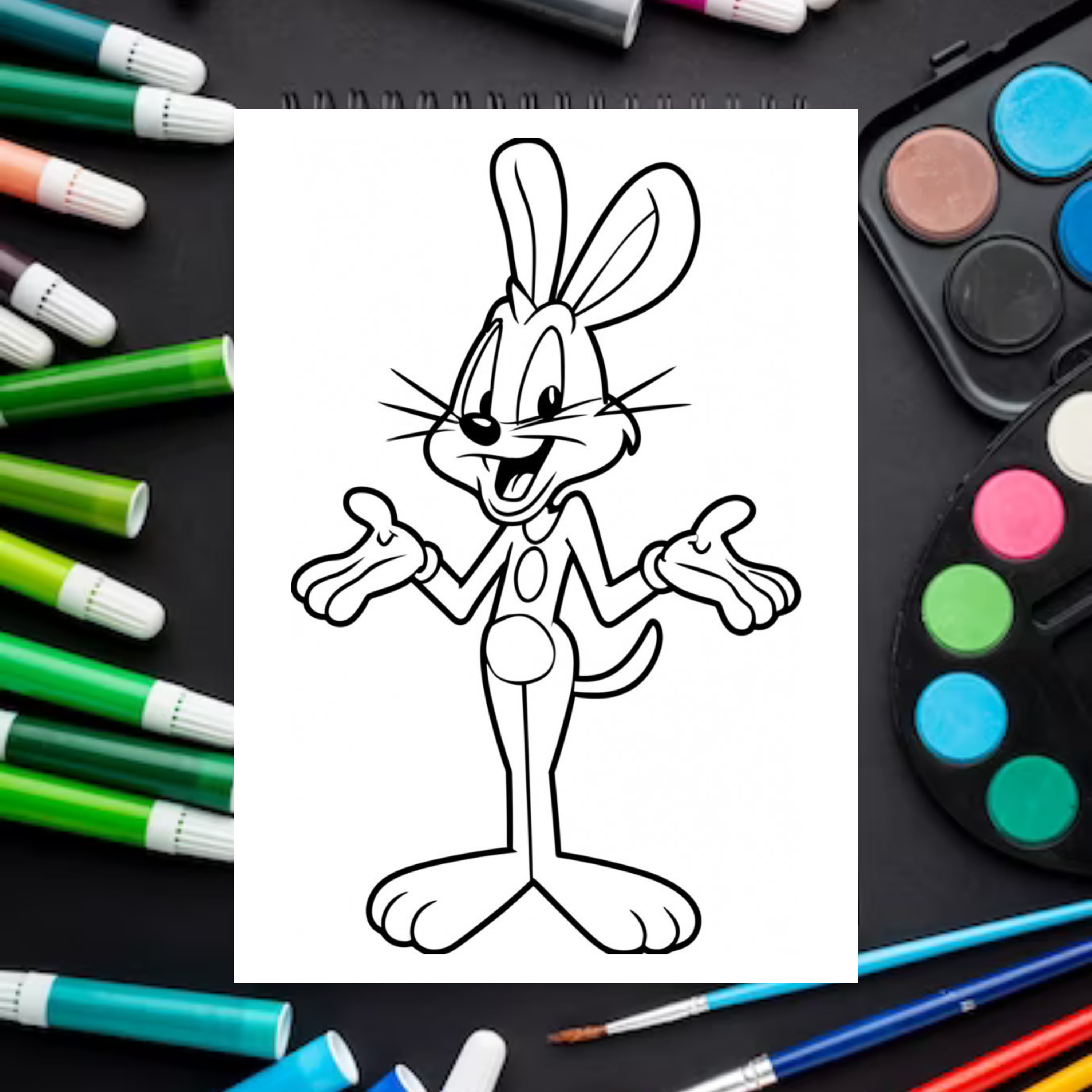 Animaniacs Coloring Book Printable Kids Activity With Yakko, Wakko, Dot ...