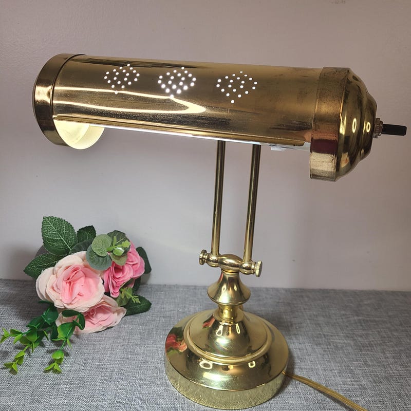 Brass Reading Lamp - Etsy