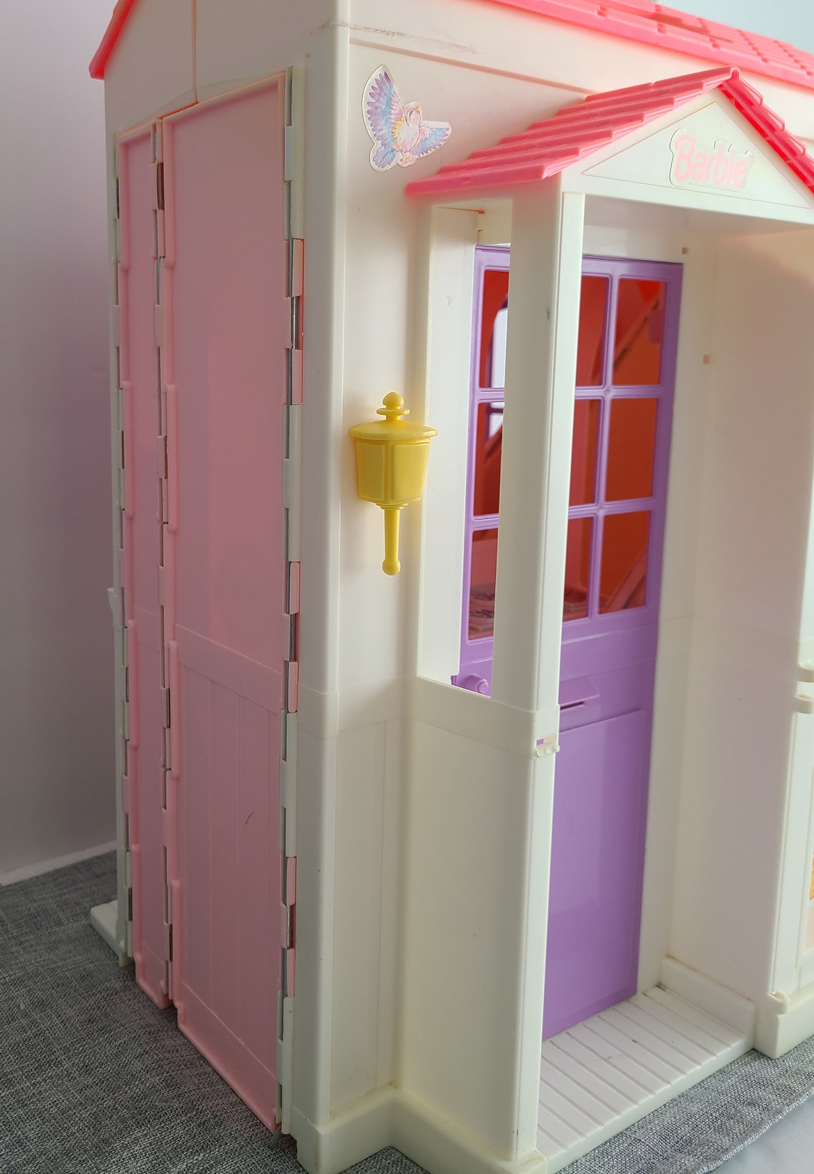 Vintage 1996 Barbie Fold N Fun Dream House Fold N Go Pink Mattel - Etsy