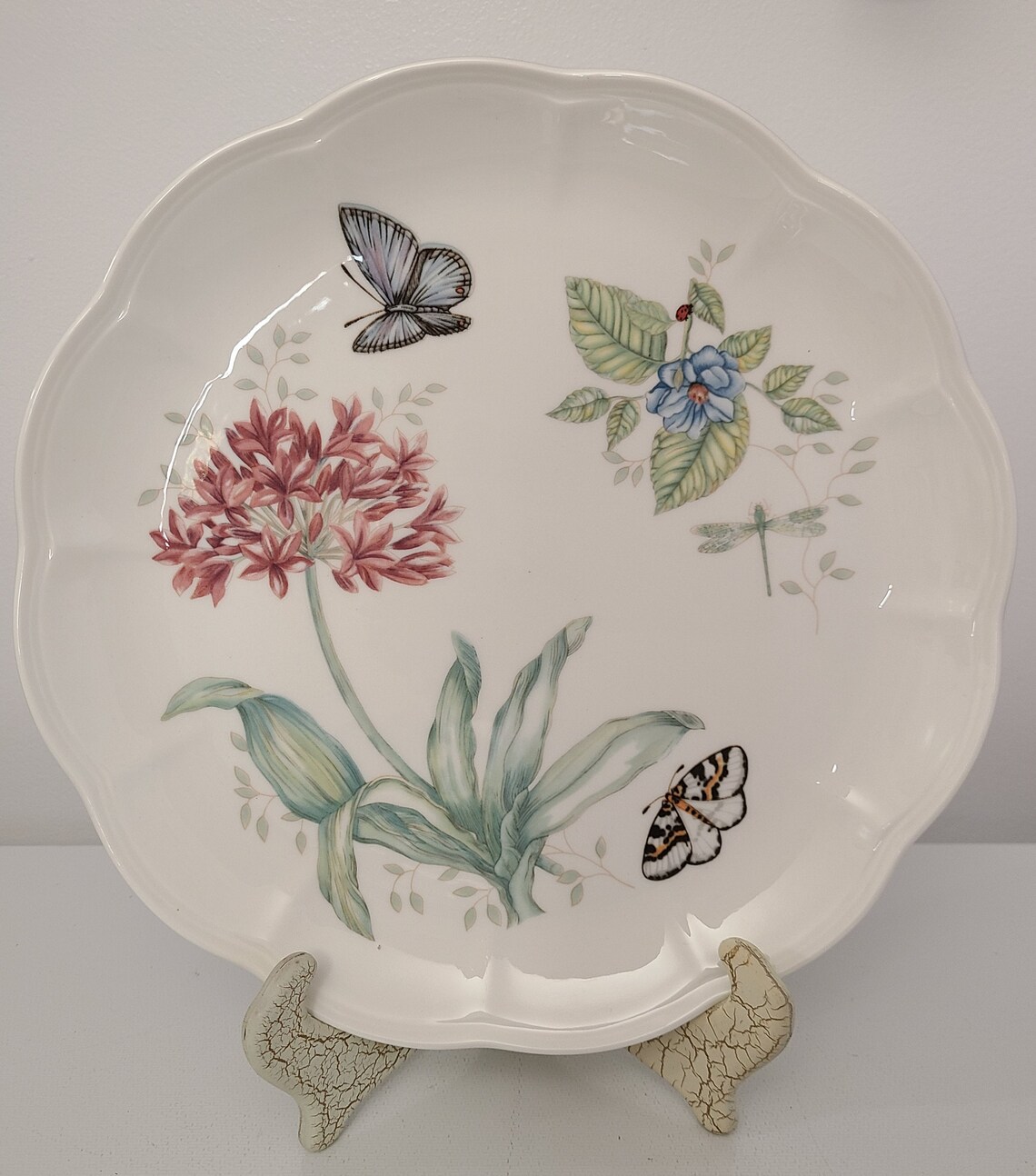 Vintage Set of 3 Lenox Butterfly Meadow by Louise Le Luyer 11 Dinner ...