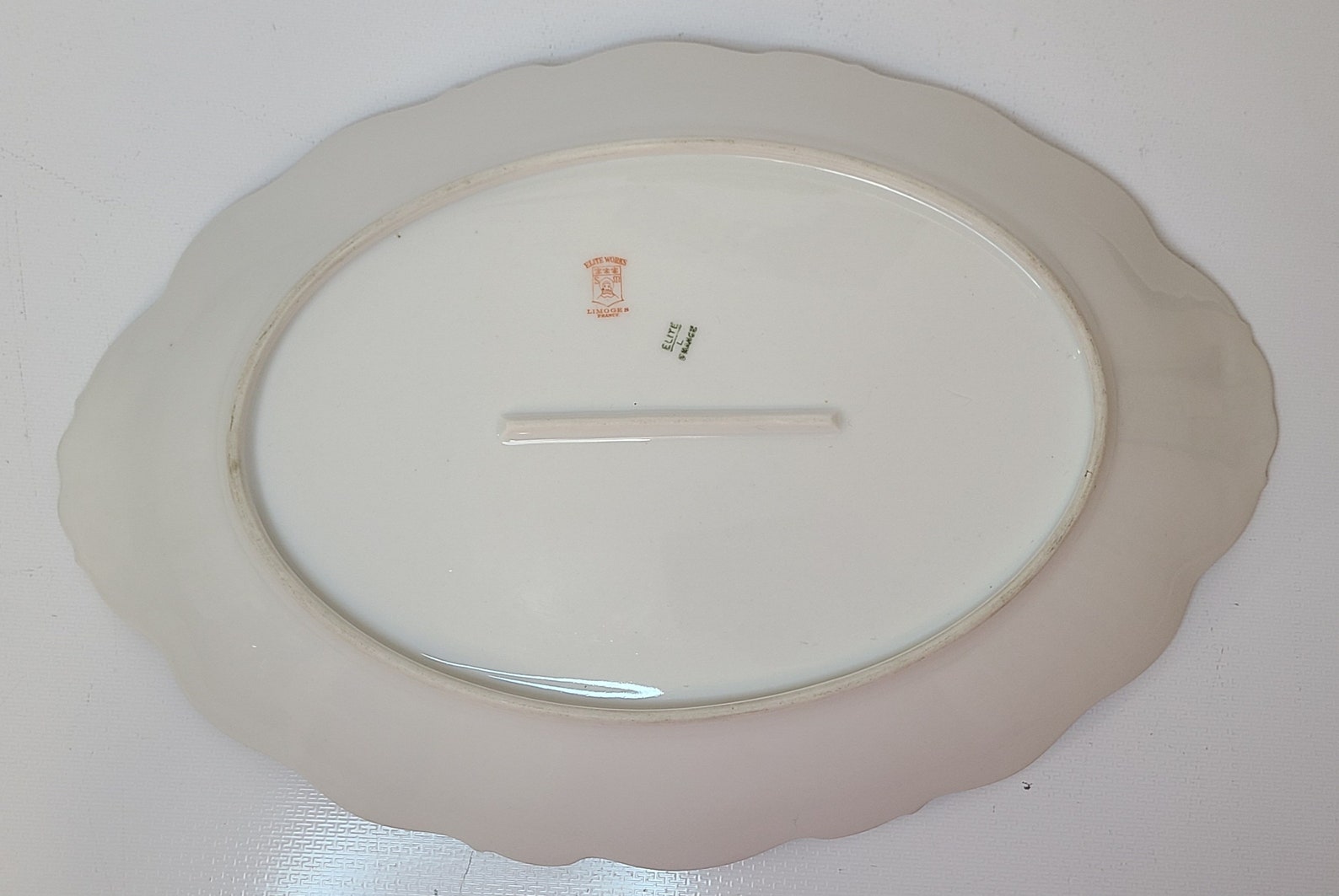 Vintage Limoges Elite Works Serving Platter, Bridal Rose, Made in ...