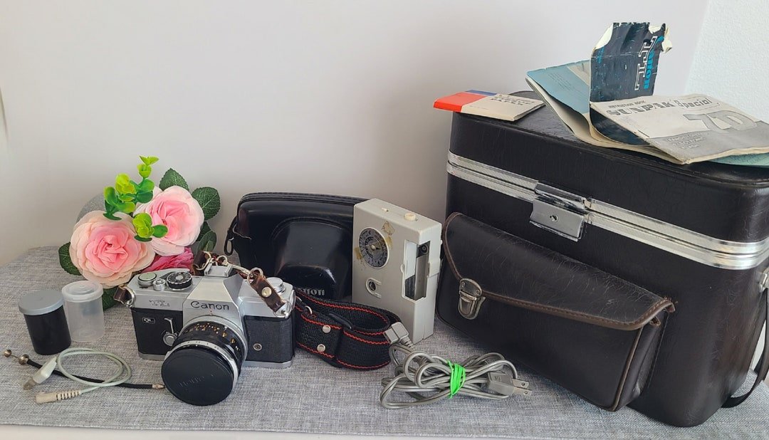 Vintage Canon TL QL 35mm Film SLR Camera, Fl 50mm Lens, Tested - Etsy