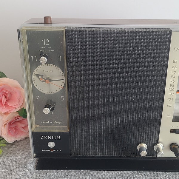 1960s Clock Radio - Etsy