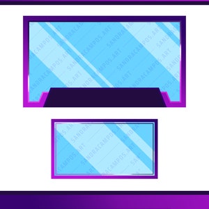 Animated Webcam Overlay, Web Cam Frame for Twitch, Facecam Border Pack ...