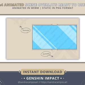 Animated Live Scene Overlays Set for Streaming, Scenes for Stream ...