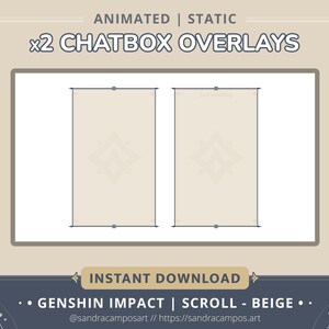 Animated Chat Box for Twitch, Streaming Chat Box Overlay, Stream ...