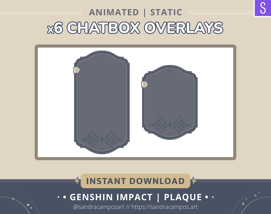 Animated Chat Box for Twitch Streaming Chat Box Overlay - Etsy