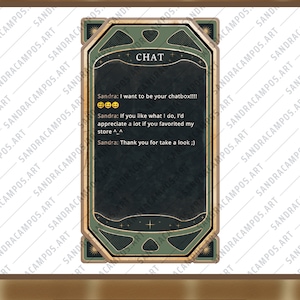 Twitch Animated Chatbox, Wizard Legacy Chat Box, Cozy Design, Witch ...