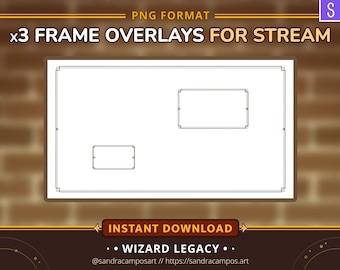 Wizard Stream Overlay - Etsy