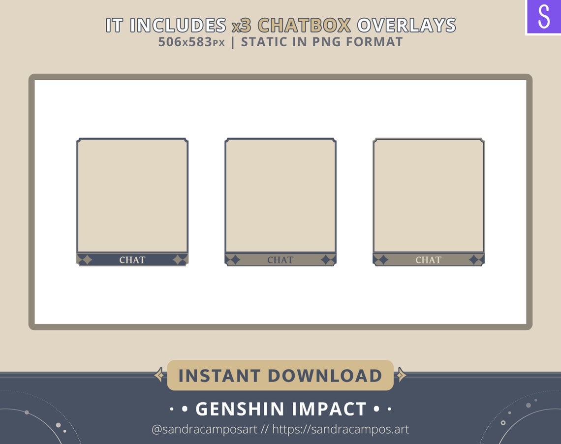 Animated Live Scene Overlays Set for Streaming, Scenes for Stream ...