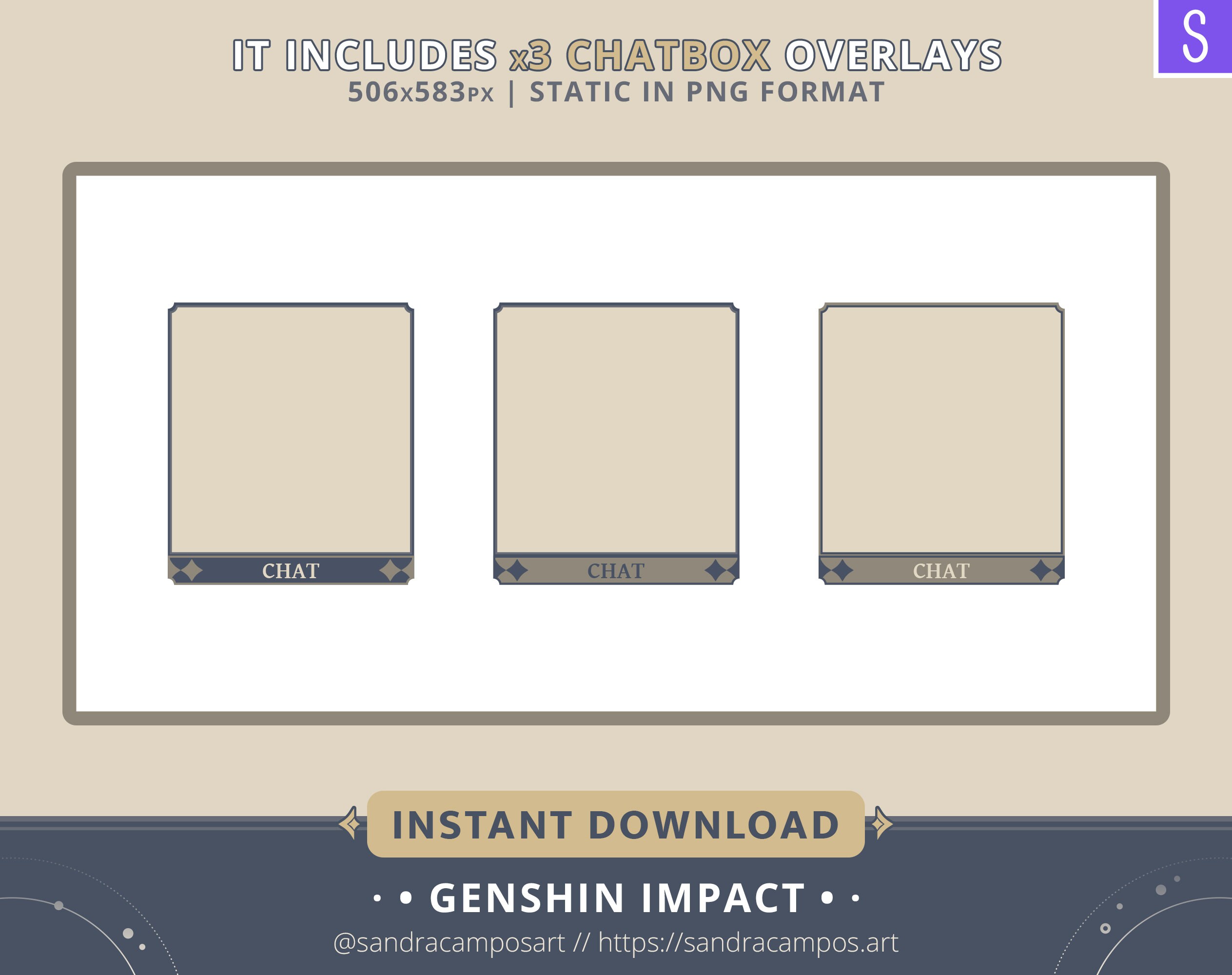 Animated Live Scene Overlays Set for Streaming, Scenes for Stream ...