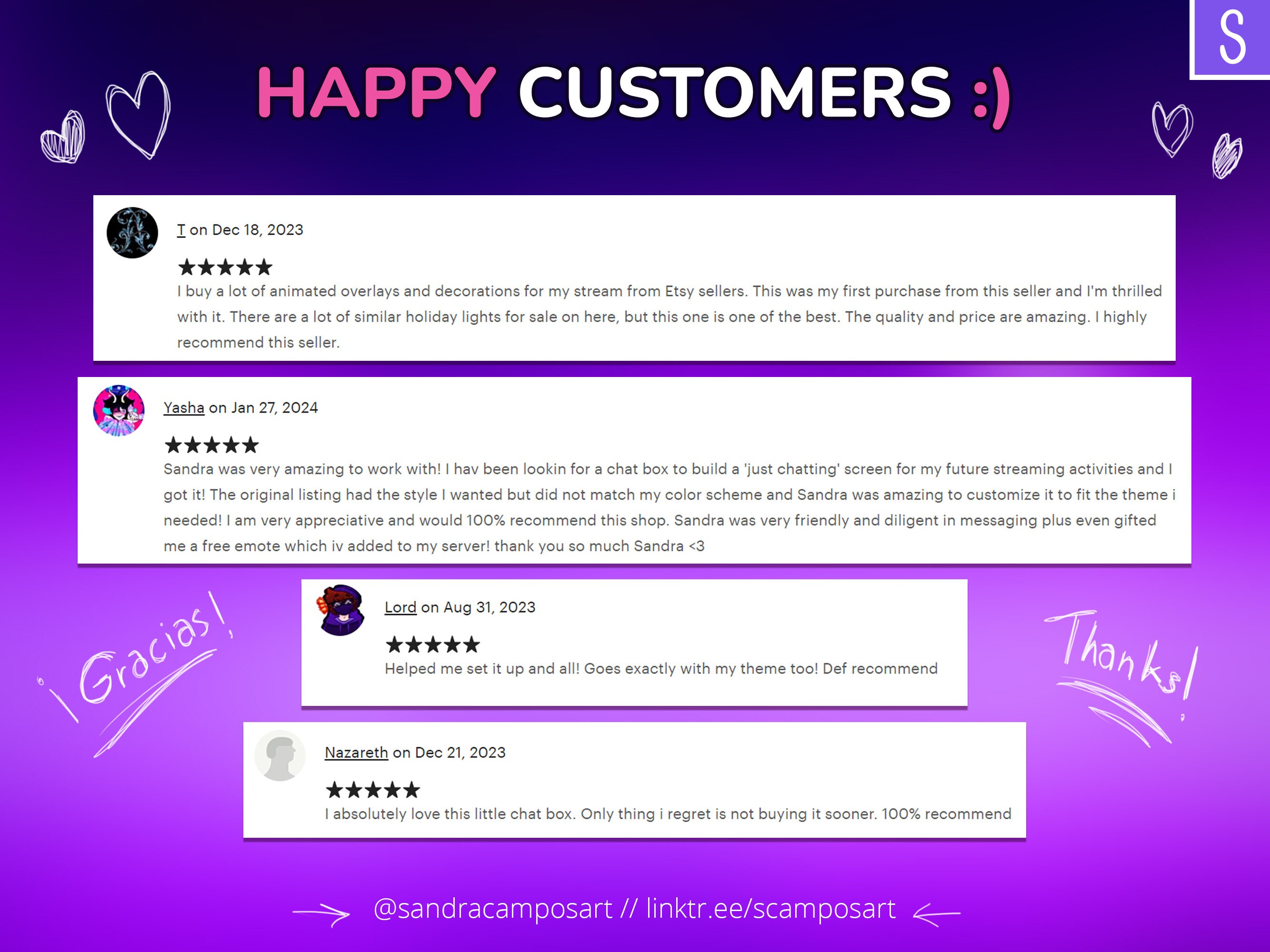 Purple Chat Box for Twitch, Streaming Chat Box Overlay, Purple Galaxy ...