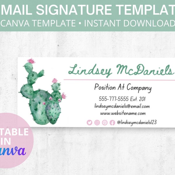 Email Signature - Etsy