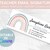Teacher Email Signature Template, Canva Template, Boho Rainbow Email ...