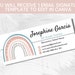 Teacher Email Signature Template, Canva Template, Boho Rainbow Email ...