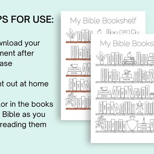 Bible Reading Tracker Printable, Scripture Reading, Christian Planner ...
