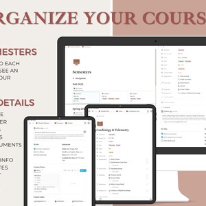 Notion Student Planner Template, Assignment Tracker, Study Planner ...