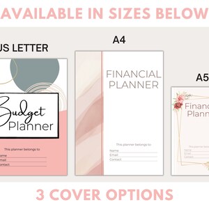 FINANCIAL PLANNER Printable, Budget Binder, Savings Tracker, Debt ...