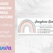 Teacher Email Signature Template, Canva Template, Boho Rainbow Email ...