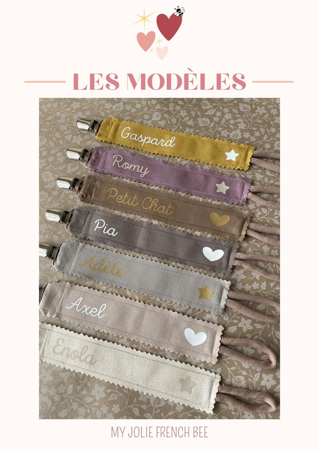 Personalized Pacifier Clip, Customizable Pacifier Clip, Baby Pacifier ...
