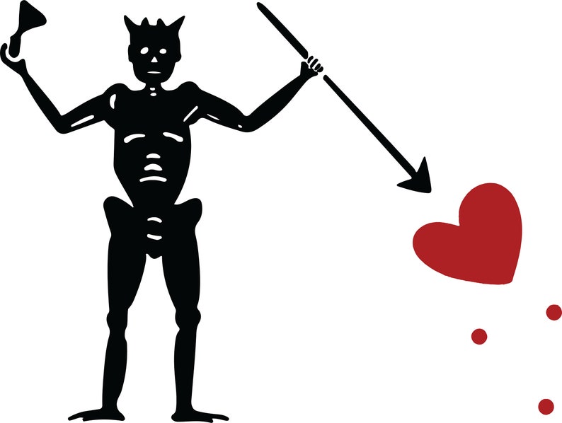 Blackbeard Flag Digital Cut File - Etsy