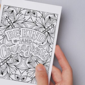 Printable Personal Spring Growth Journal, Coloring Pages for Adults ...