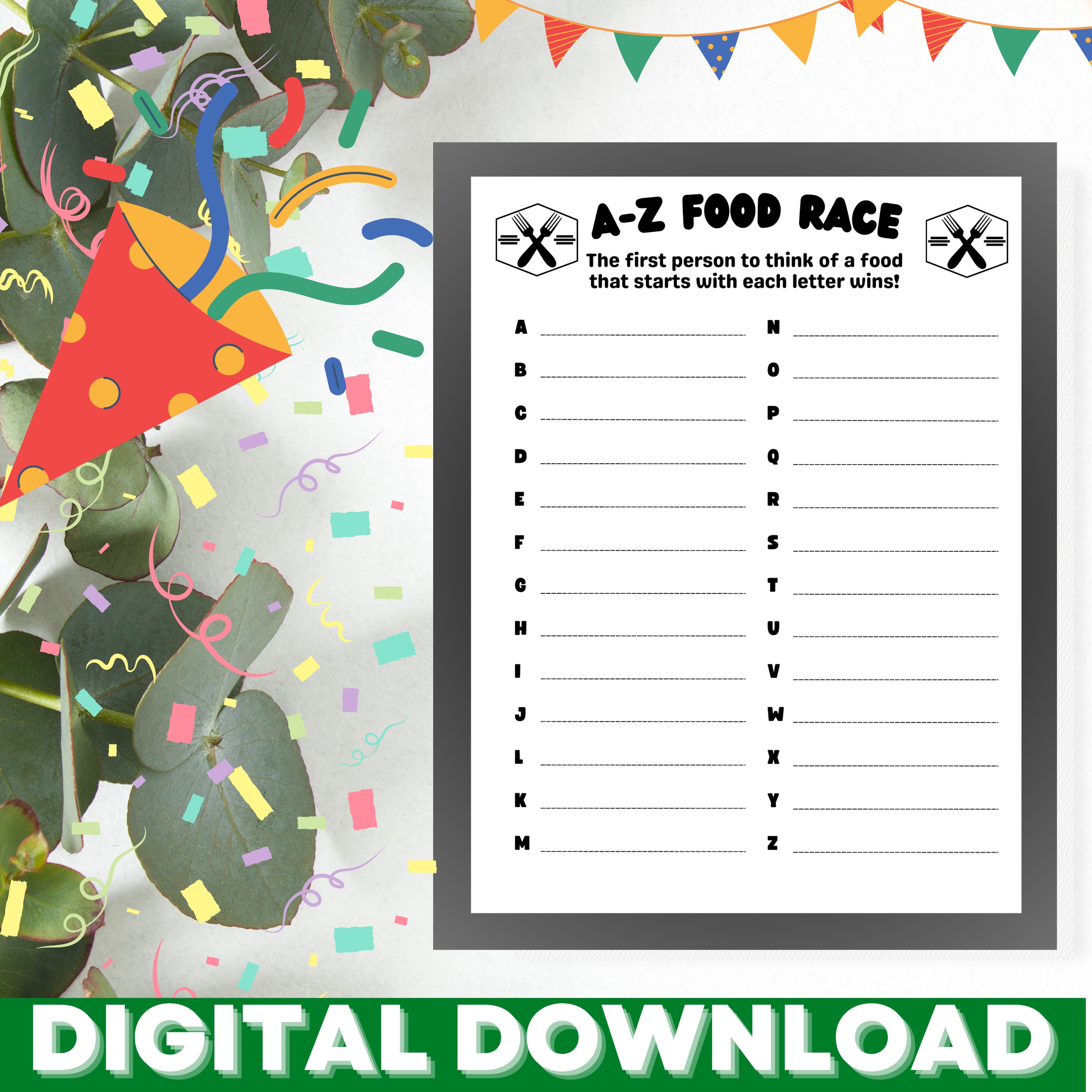 Work Party Game, Dinner Party Games, Happy Hour Games, Printable Dinner ...