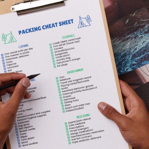 Ultimate Printable Camping Journal, Camping Planner Checklist ...