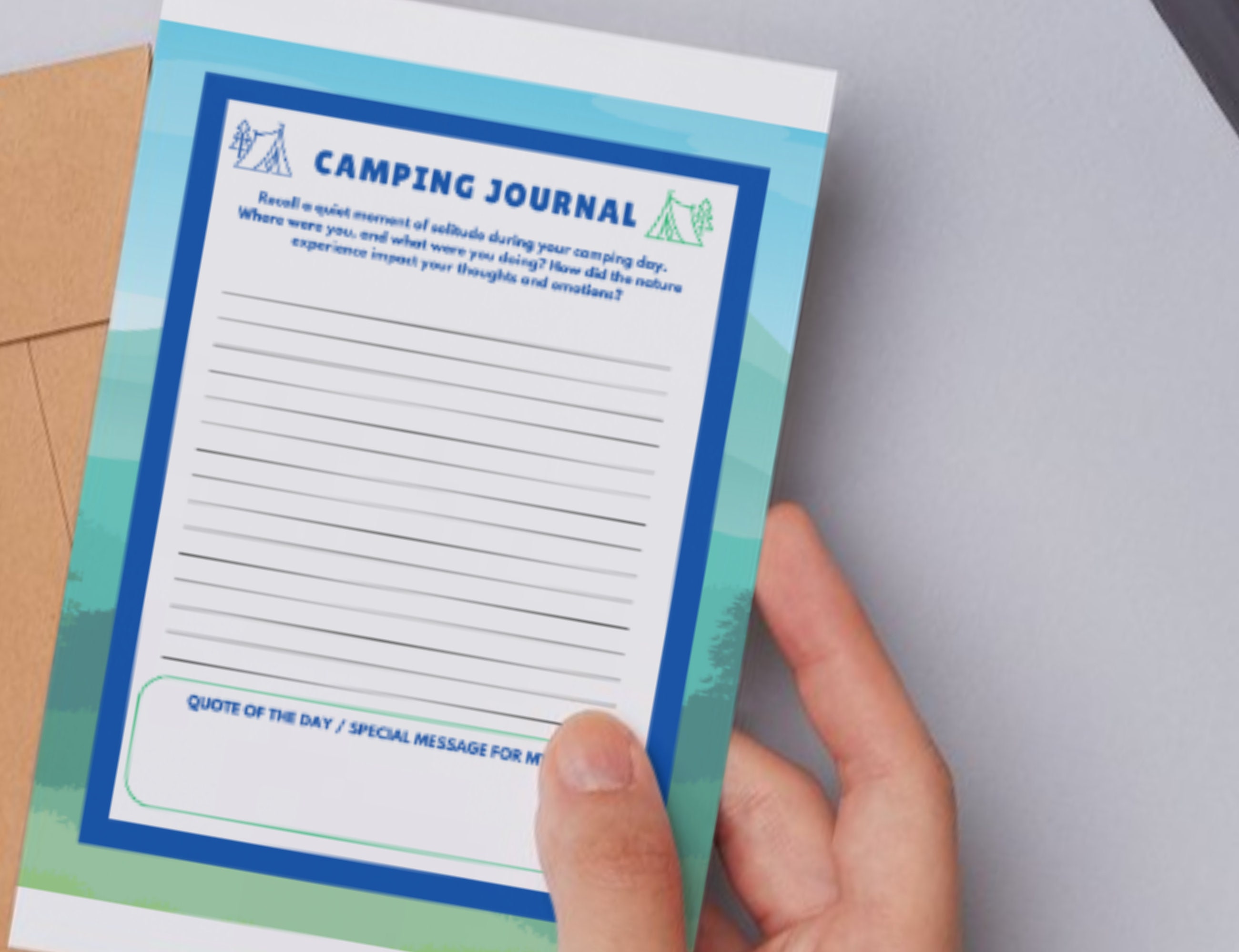 Camping Planner, Checklist, Journal, Coloring Pages (digital Download ...