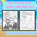 Summer Bucket List Coloring Printable, Summer to Do List, Summer Break ...