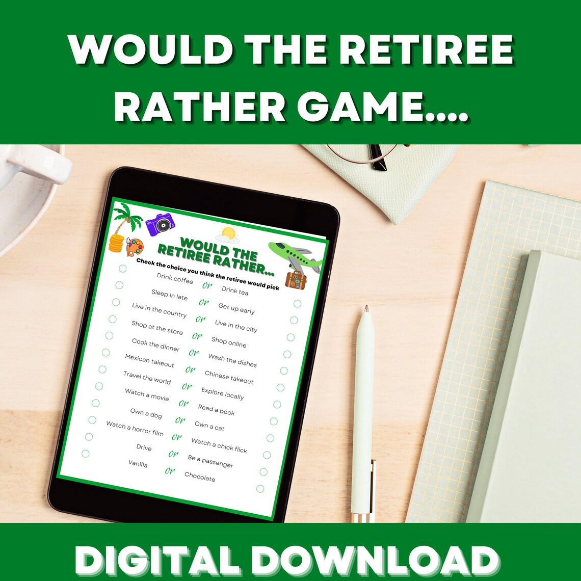 A Retirement Party Printable Game, Fun Game, Retirement Game ...