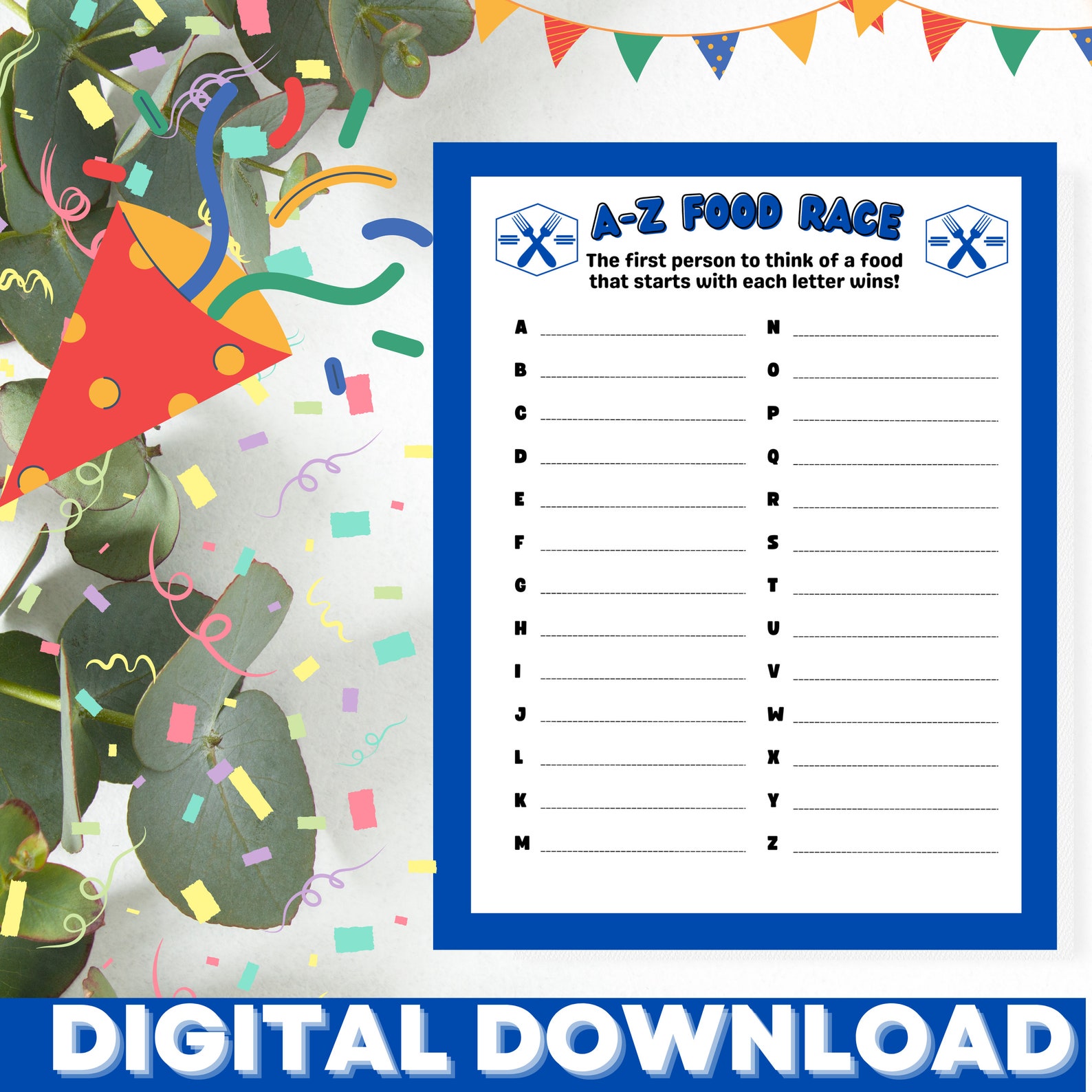 Printable Dinner Party Games, Work Party Game, Dinner Games, Office ...