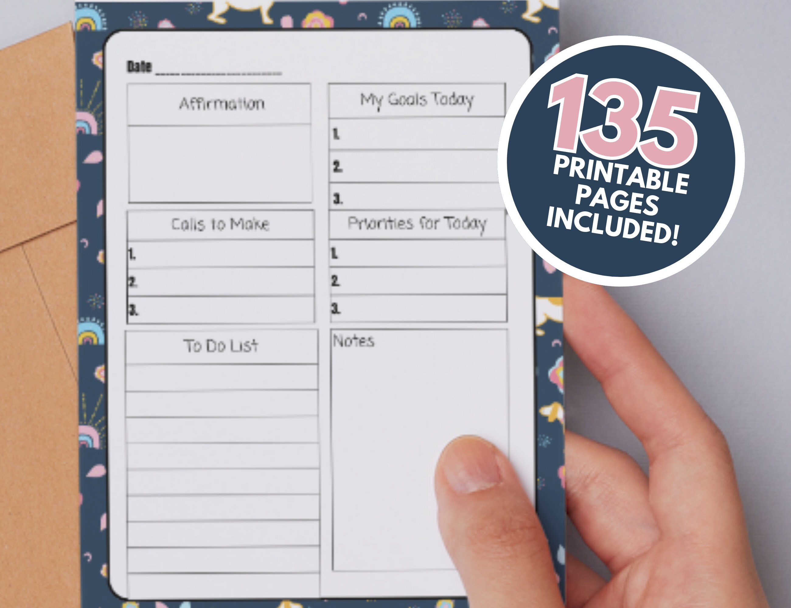 Brain Health Journal, Boho Theme (printable PDF) - Etsy