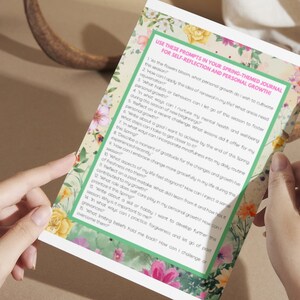 Printable Personal Spring Growth Journal, Coloring Pages for Adults ...