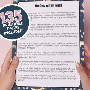 31 Day Brain Health Journal, Daily Tracker, Mental Health Journal, Self ...