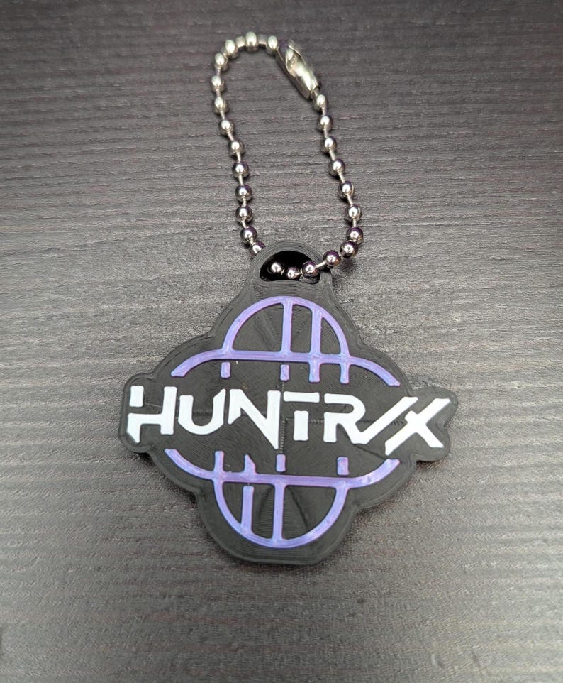 Kpop Demon Hunters Huntrix Logo Keychain - Etsy Israel