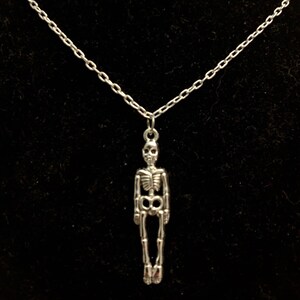 Grunge Gothic Alt Skeleton Necklace Skull - Etsy