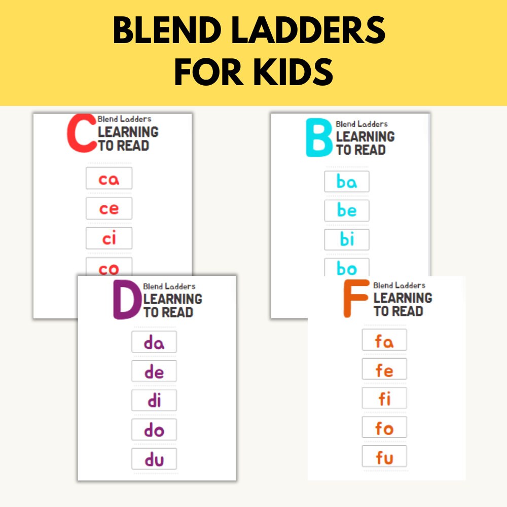Blend Ladders for Kids - Etsy