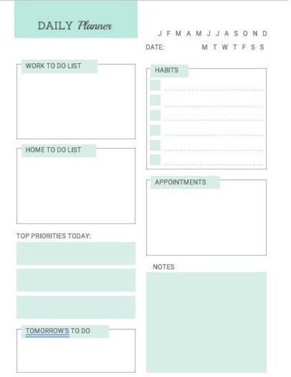 TASK TRACKER DAILY Task List Good Notes Planner Goal - Etsy