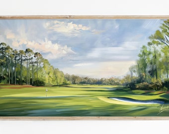 Oregon Golf Course Coastal Scene Digital Art Download for Samsung Frame ...