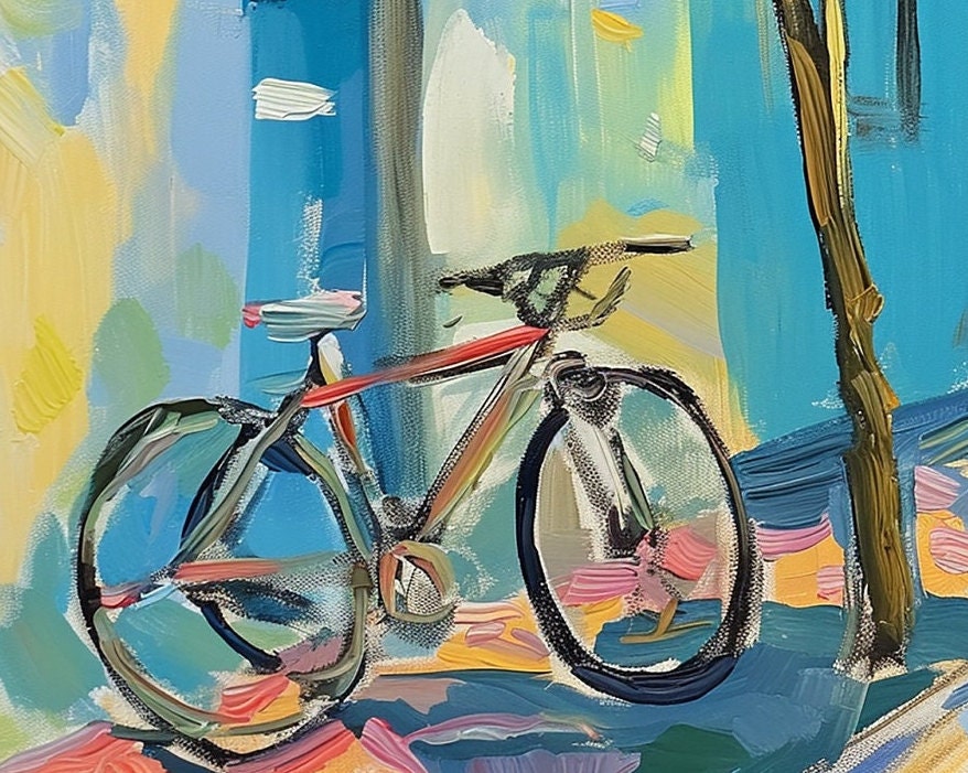 Rosemary Beach Scene With Bikes | Digital Art Download for Samsung ...
