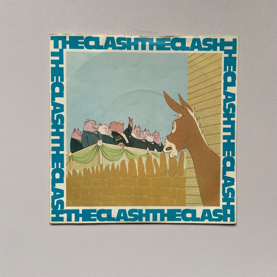 The Clash English Civil War 1st Pressing Punk 45 Vinyl Record Ex Ex