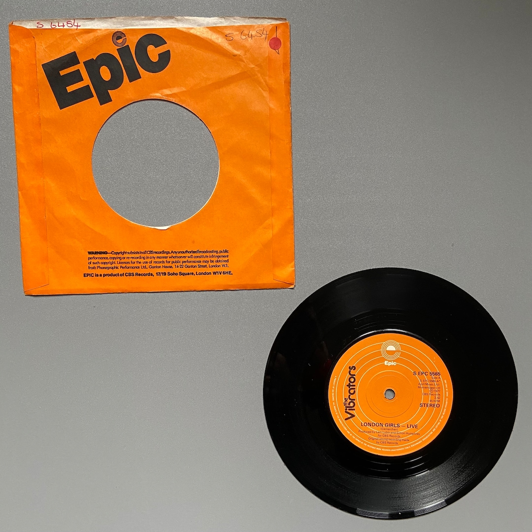 The Vibrators, London Girls, Original 1st Press Punk 45 Vinyl Record EX ...