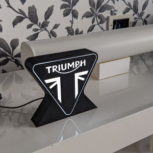 TRIUMPH Led Light Box Display Sign - Etsy
