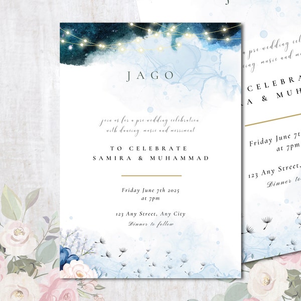 Punjabi Jago Invite - Etsy UK